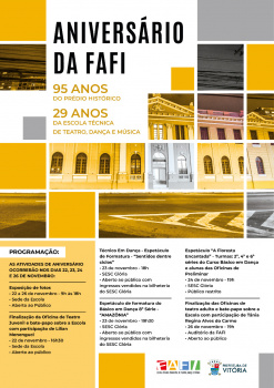 Fafi comemora 95 anos de história e 29 de instituição com programação ...
